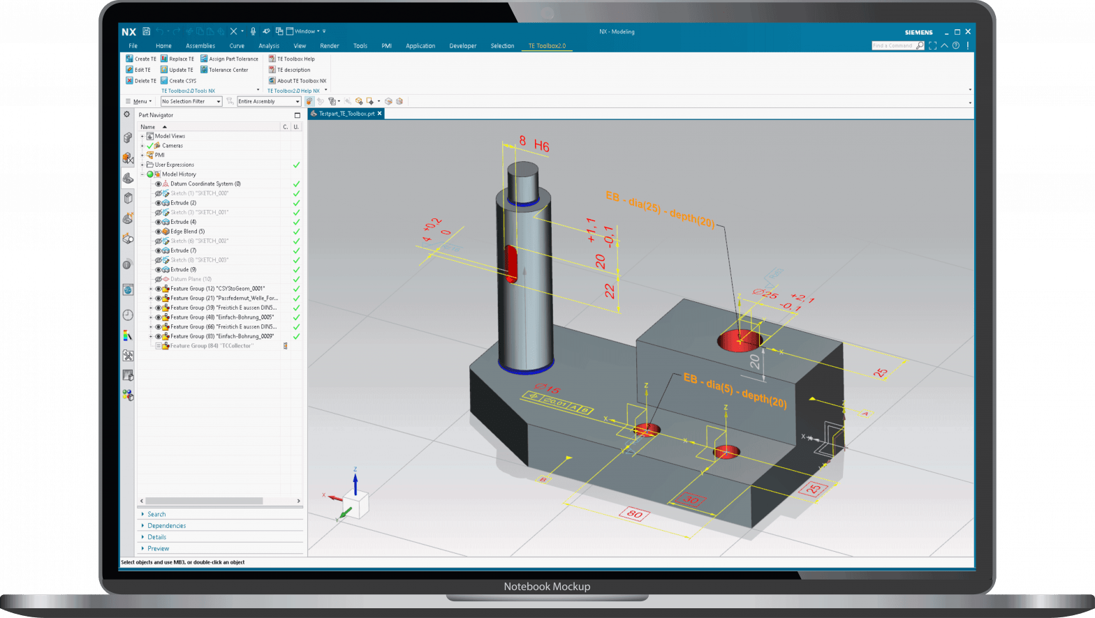Digitization with Model-Based Definition in Siemens NX